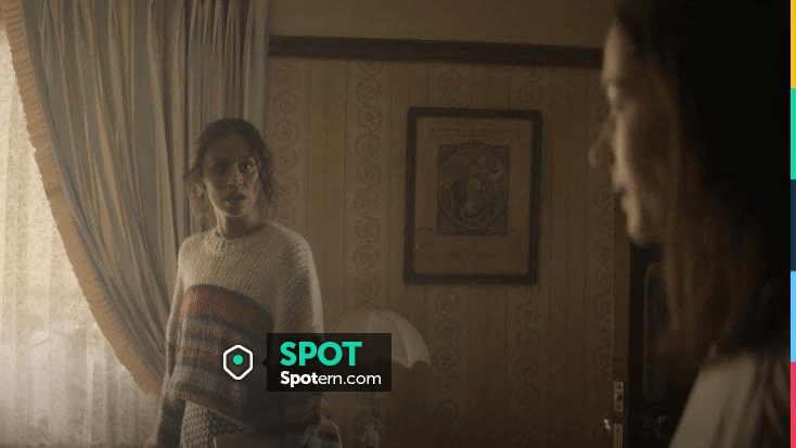 Munthe Nalu Knitted Jumper Red worn by Emmy (Robyn Cara) as seen in ...