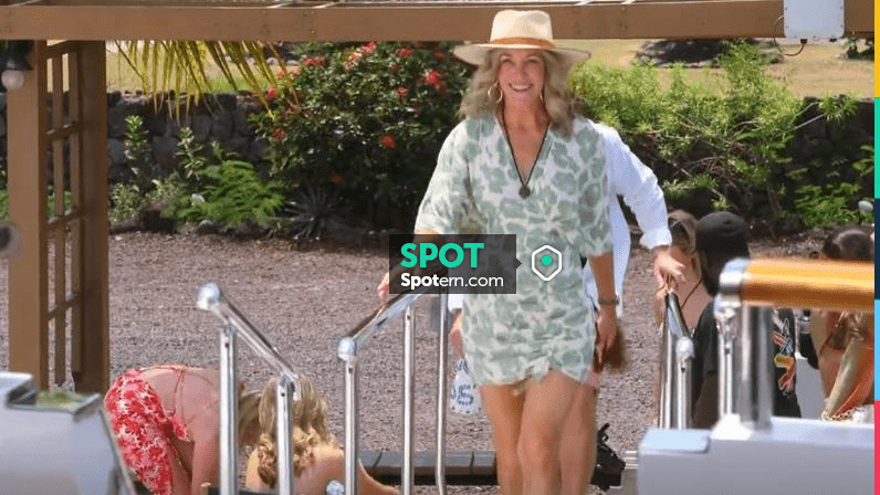 Lush Green Poppy Mini Dress worn by Noreen as seen in Below Deck ...