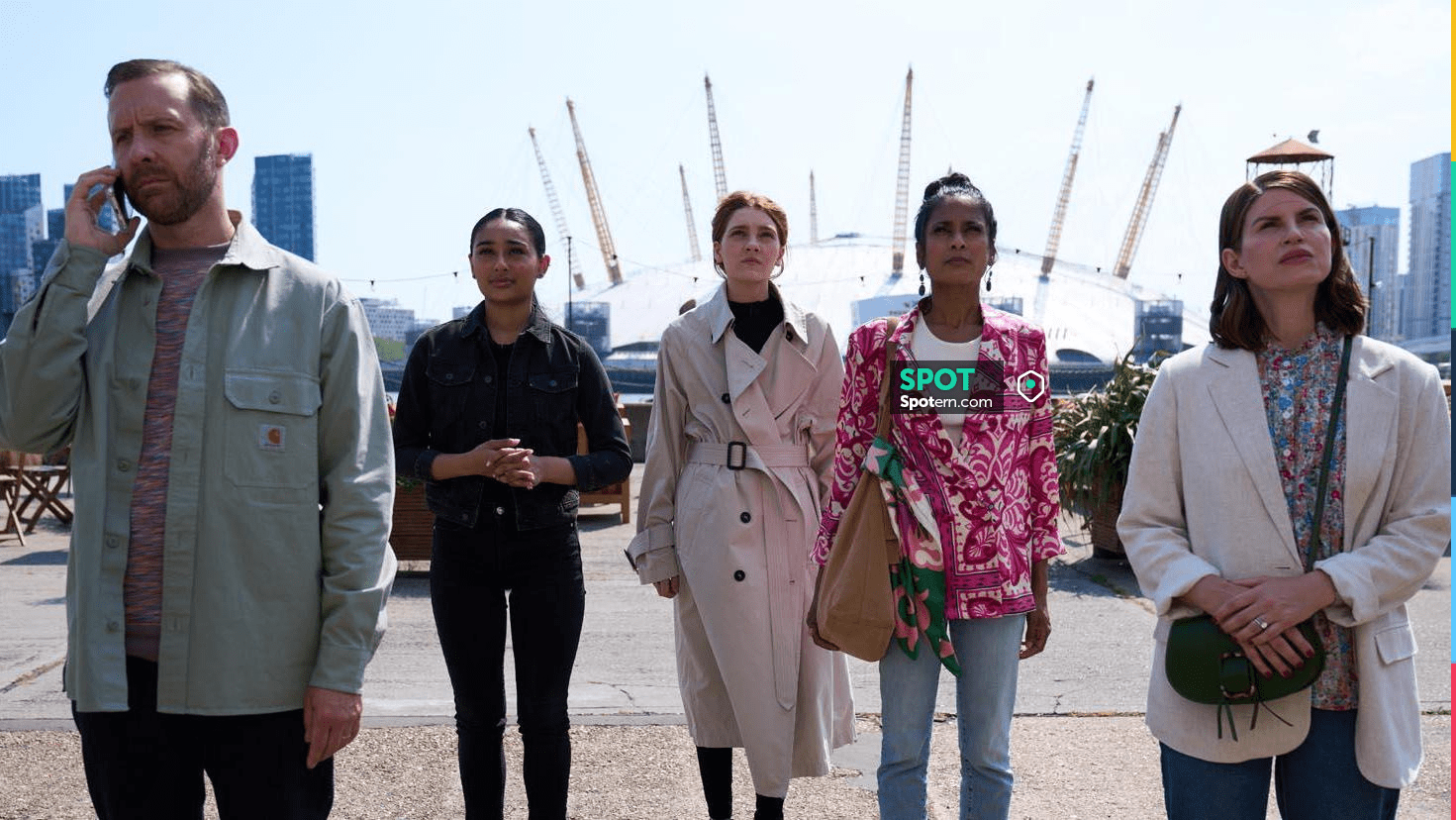 Geek Girl: Mango printed jacket worn by Maia (Hersha Verity) as seen ...