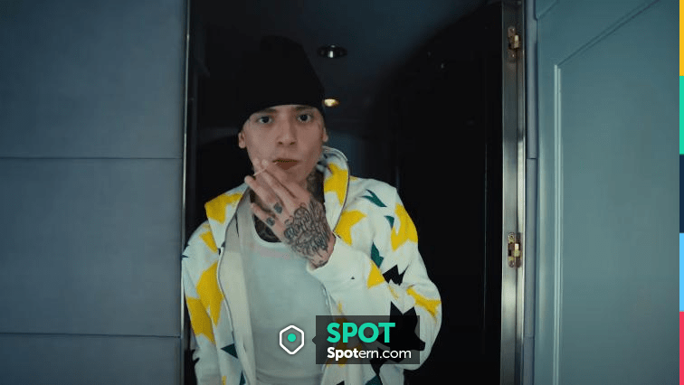 Chrome Hearts White & Pink Neck-Logo Tank Top worn by Central Cee in ...