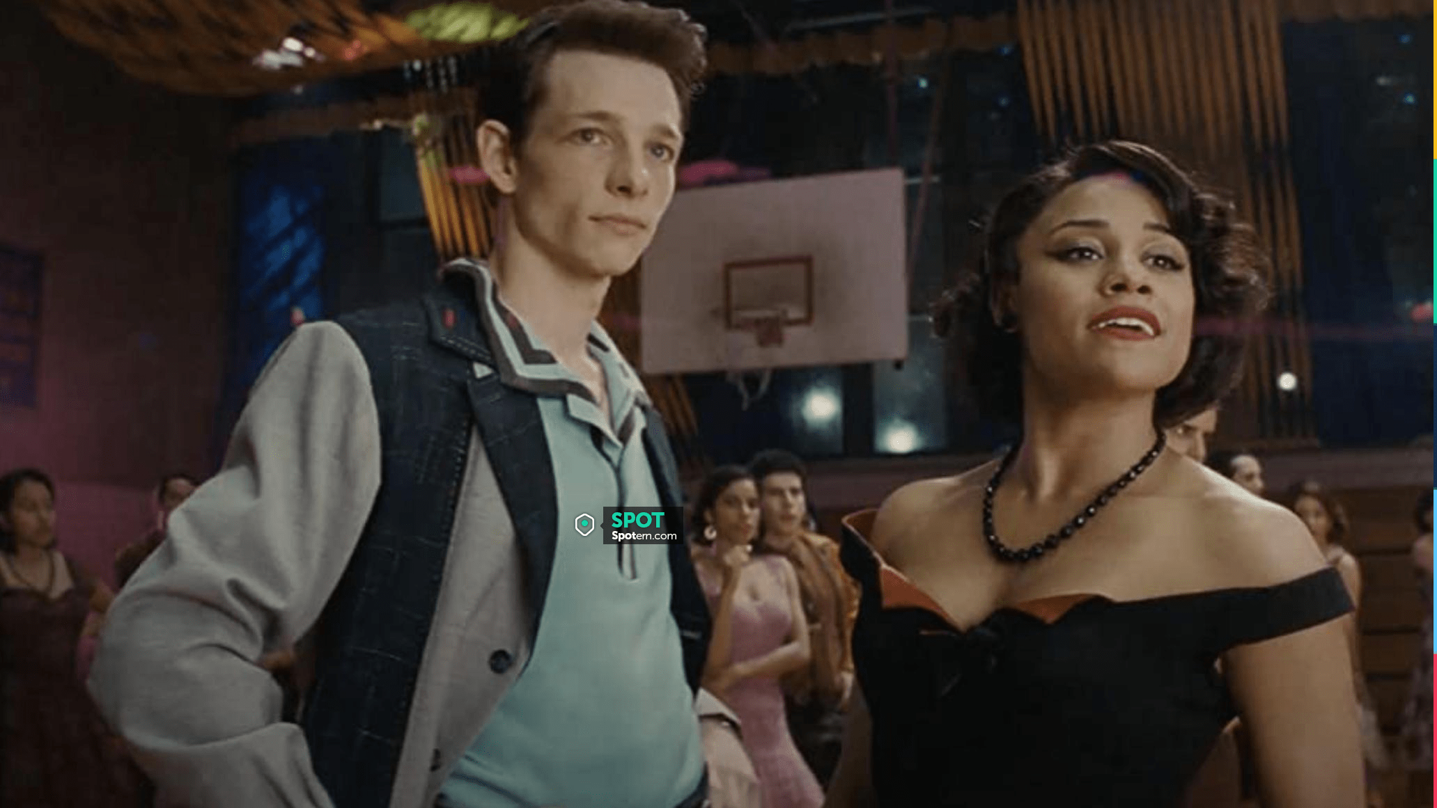 West Side Story: Riff (Mike Faist) is wearing Blue Polo Shirt in the ...