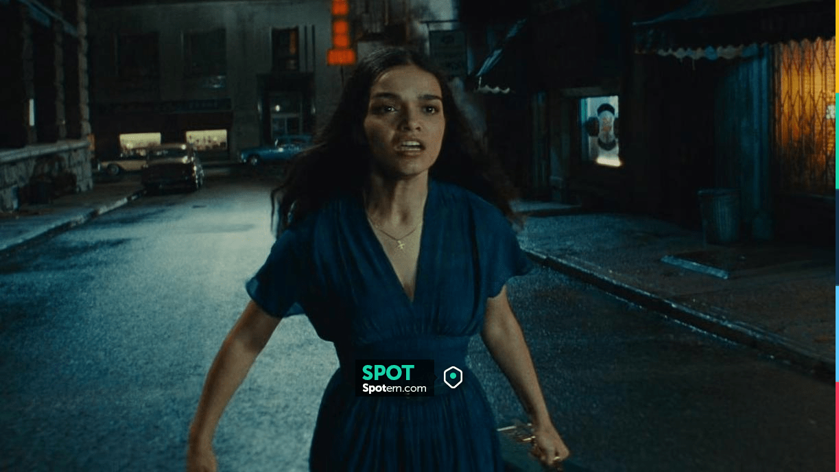 West Side Story: the blue dress worn by María (Rachel Zegler) in a ...