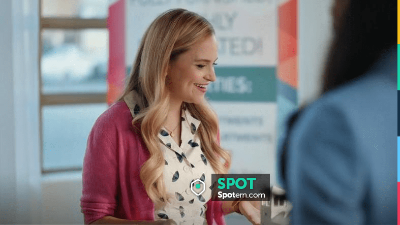 Modcloth Umbrella Printed Dress worn by Ainsley (Stephanie Styles) as ...