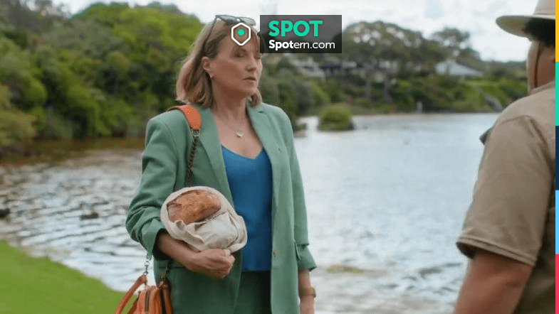 Saint Laurent Eyewear Rectangular Frame Sunglasses worn by Alexa Crowe ...