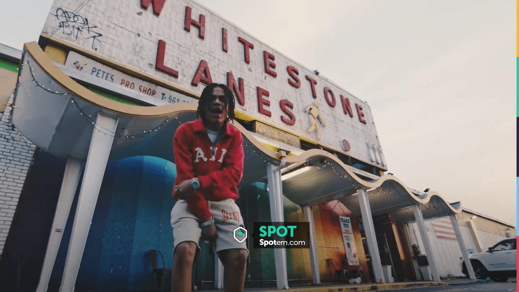 Sugarhill Ddot Outfits: Saint Michael Grey & Red Saint Sweatshorts worn ...