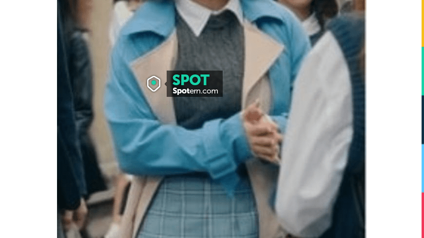 Geek Girl Outfits: Lexi (Mia Jenkins) is wearing Colourblock Trench ...