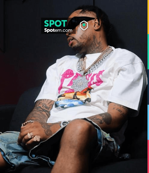 Fivio Foreign Wardrobe: He's wearing Balenciaga Black Chunky Paper ...