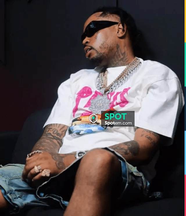 Fivio Foreign Outfits: American rapper is wearing Balenciaga White ...