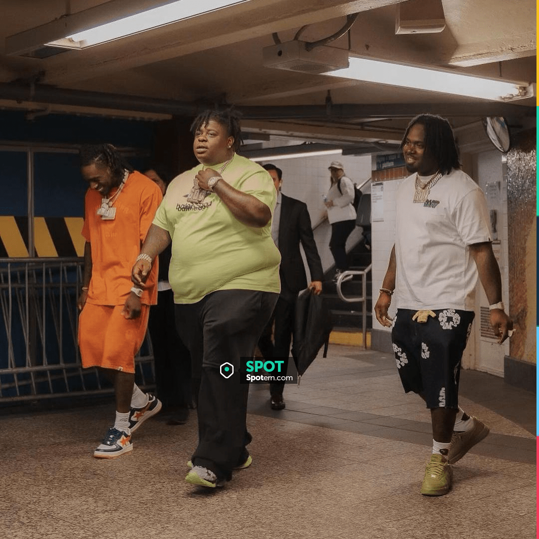 Balenciaga Dark Grey & Black Split Sweatpants worn by BigXthaPlug on ...