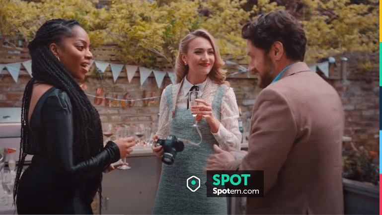 & Other Stories Tweed A-Line Mini Dress worn by Darcy Pike (Tilly ...