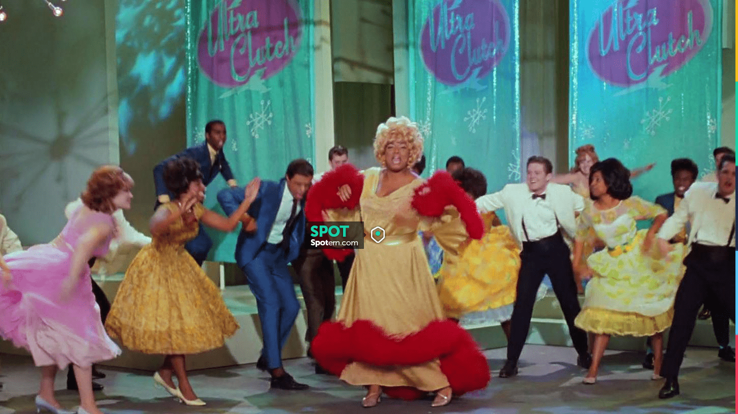 Hairspray Movie Wardrobe: Queen Latifah is wearing Gold Dress with Red ...