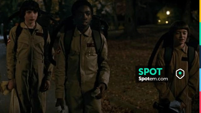 The combination Ghostbusters Will Byers (Noah Schnapp) in Stranger ...