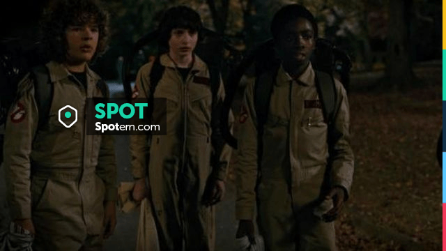 the combination of Ghostbuster of Dustin Henderson (Gaten Matarazzo) in ...