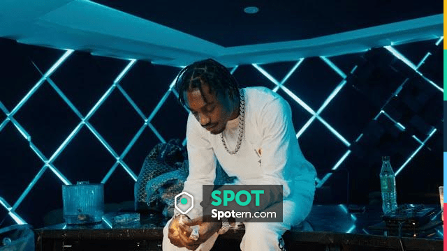 Goyard Grey 'Bowling 45' Bag worn by Lil Tjay in Lil Tjay - Ya jack ...