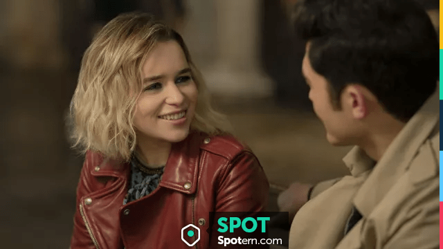 Last Christmas movie outfits: Emilia Clarke is wearing Red Leather ...