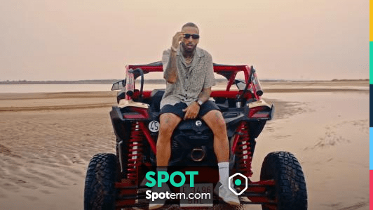 Balenciaga White 'bal.com' Socks worn by Nicky Jam in Calor - Nicky Jam ...