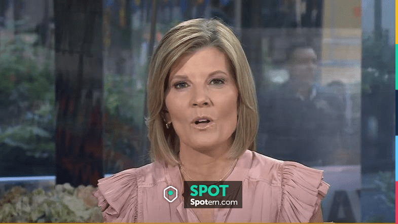 Zadig & Voltaire Tiza Top worn by Kate Snow as seen in Today on June 12 ...