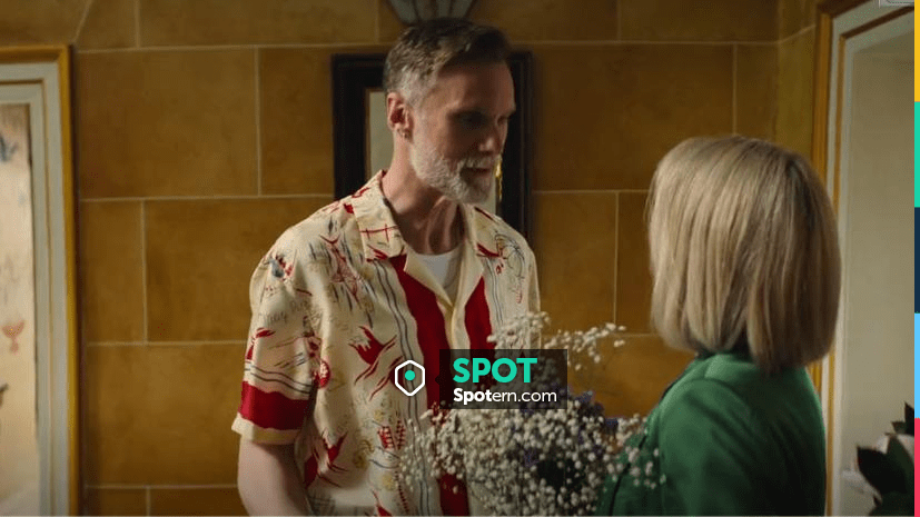 Bode Florida Map Short Sleeve Shirt worn by Scott (Darren Boyd) as seen ...