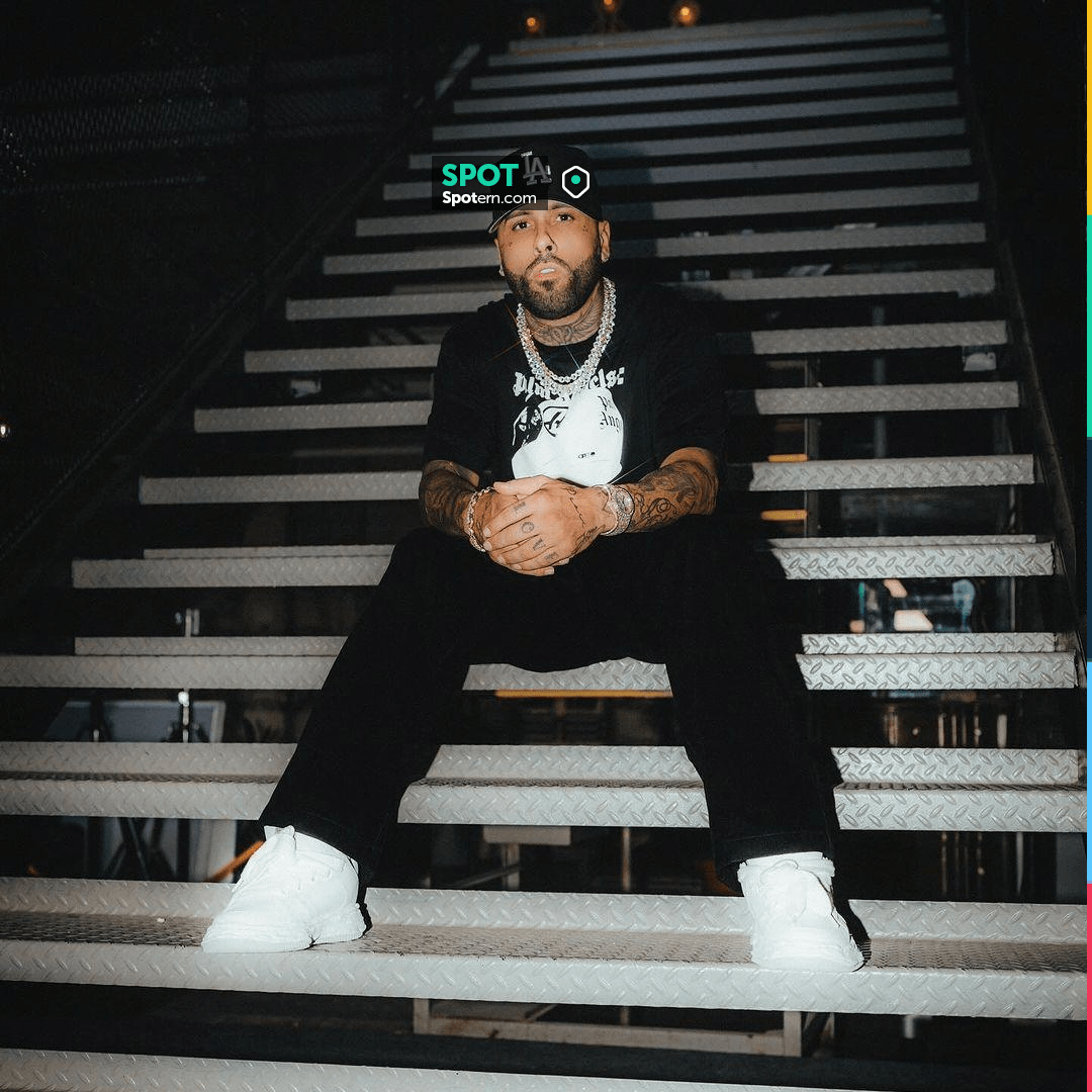 New Era Los Angeles Dodgers Black 9Fifty worn by Nicky Jam on the ...