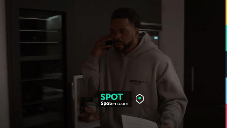 Fear Of God Essentials Logo Print Hoodie worn by Davis Maclean (Method ...