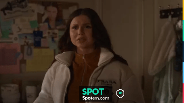 Prada Padded Wool And Cashmere Jacket worn by Ashley Fitzpatrick (Zoe ...