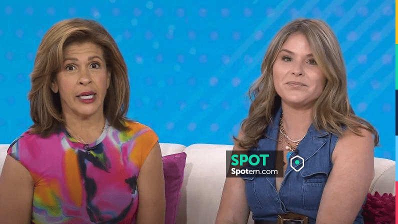 Jane Win Carry Your Heart Pendant in Turquoise worn by Jenna Bush Hager ...