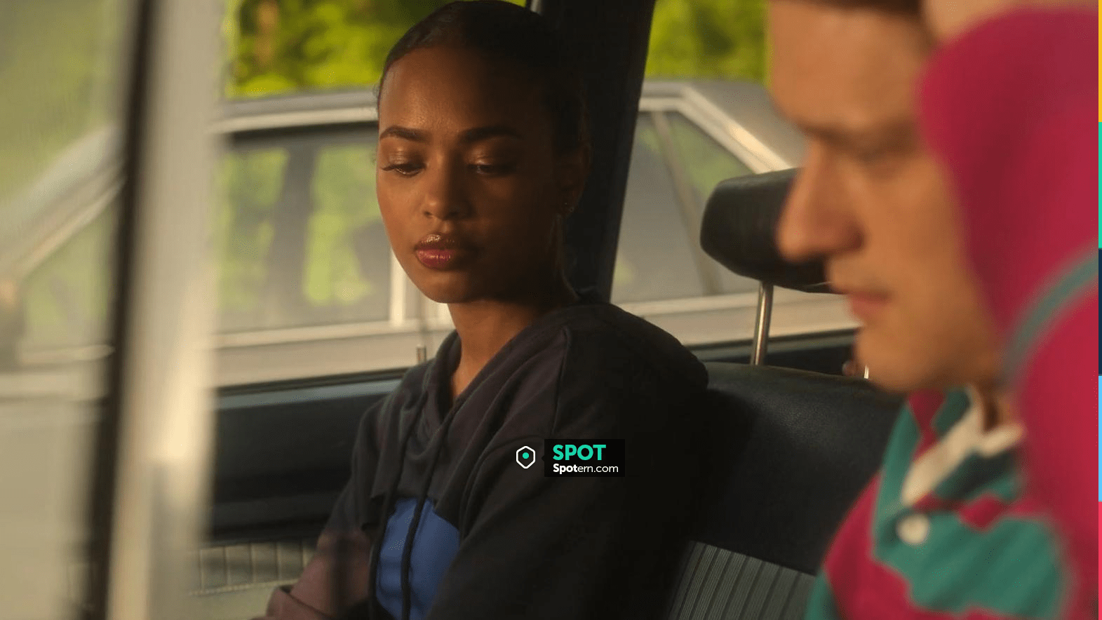 Forever 21 Super Cropped Drawstring Hoodie worn by Faran Bryant (Zaria ...