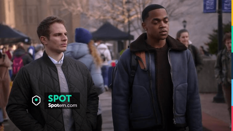 Ralph Lauren Quilted Twill Jacket worn by Brayden Weston (Gianni Paolo ...