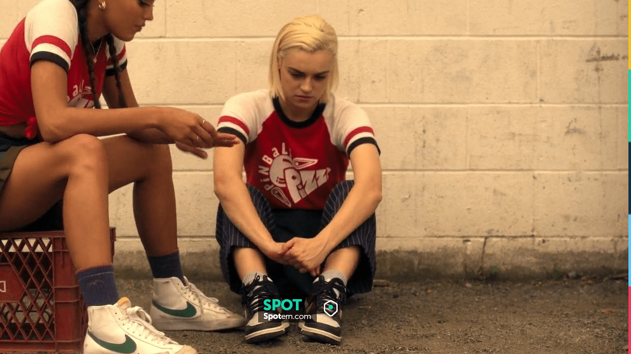 Nike Dunk High Top Trainers worn by Jen (Ava Capri) as seen in Pretty ...