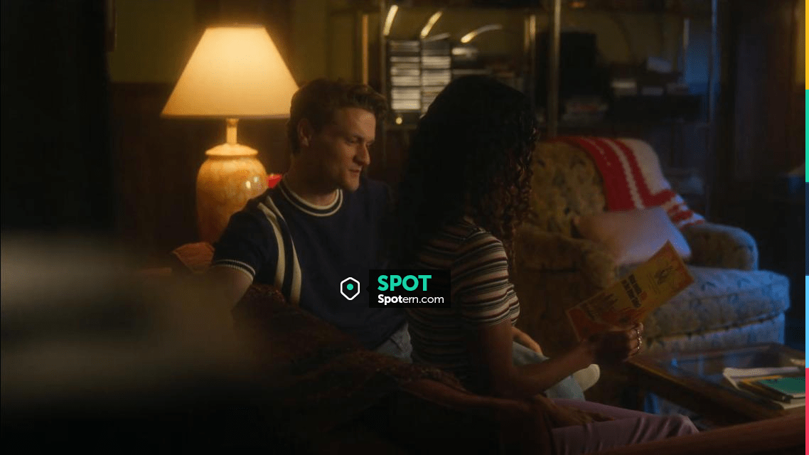 Oxknit Chest Stripe Short Shirt worn by Henry (Ben Cook) as seen in ...