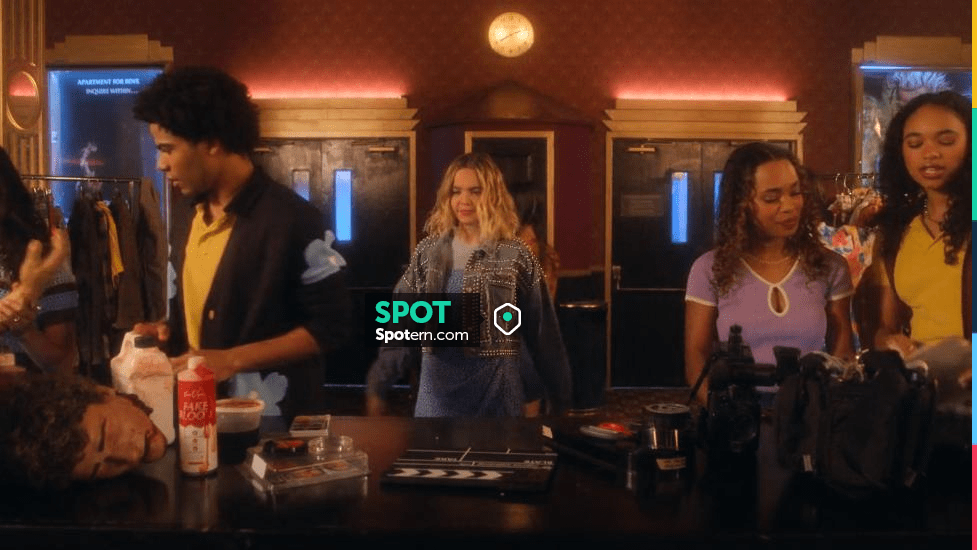 HSQIBAOER Punk Style Cool Rivet Denim worn by Imogen Adams (Bailee ...