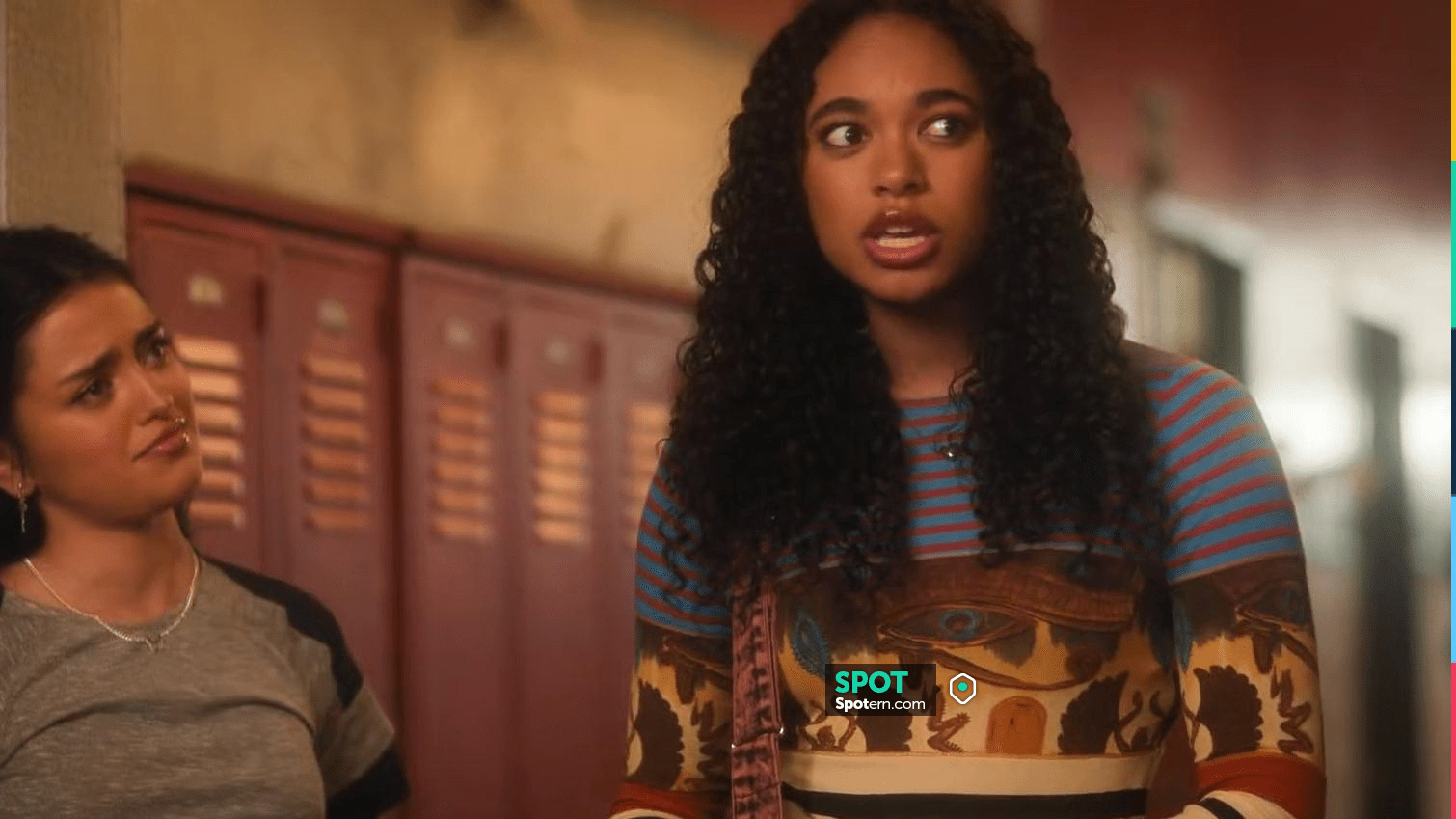 Jean Paul Gaultier Egyptian Top worn by Tabitha 'Tabby' Haworthe (Chandler Kinney) as seen in ...