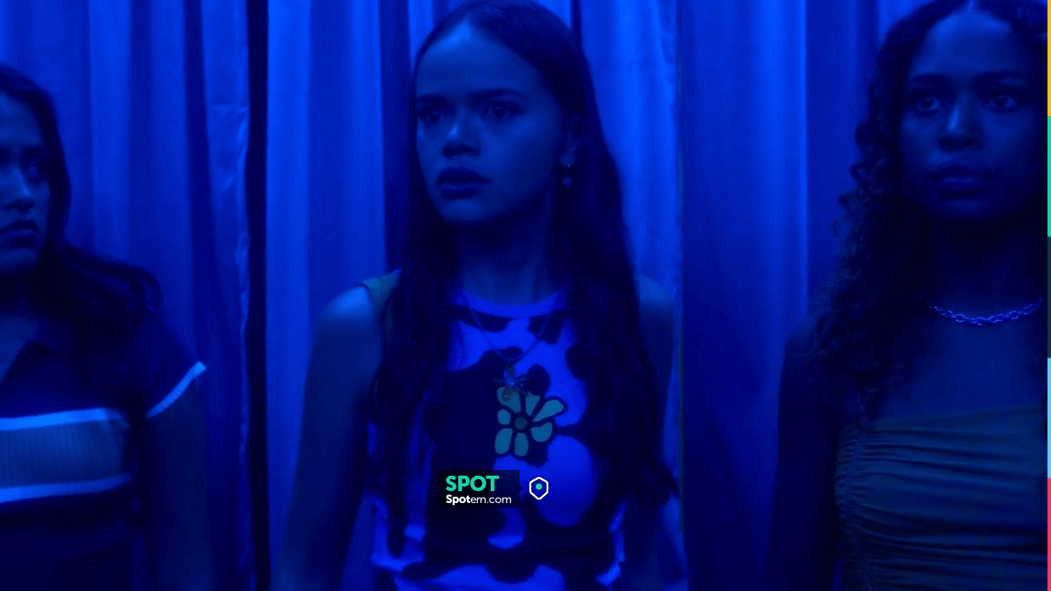 Lazy Oaf Abstract Vest worn by Minnie 'Mouse' Honrada (Malia Pyles) as ...