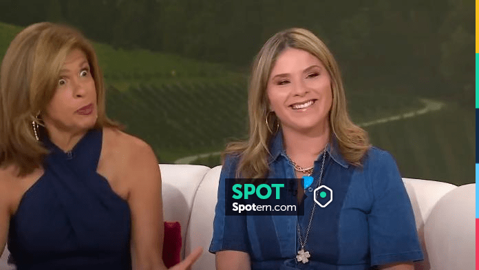 Jane Win Love Carry Your Heart Pendant In Turquoise worn by Jenna Bush ...