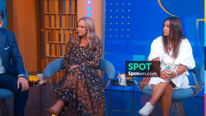 En Saison Lorena Ruffle Wrap Minidress worn by Elliston Berry as seen ...