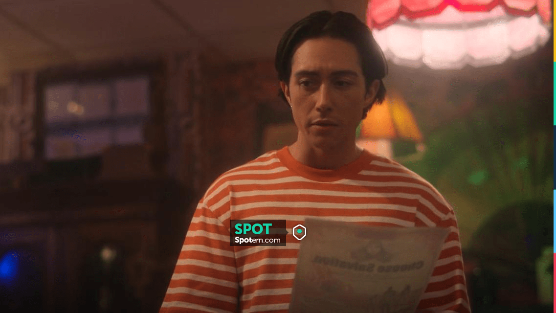 Camiseta de manga corta a rayas de Needles usada por Ash Romero (Jordan ...