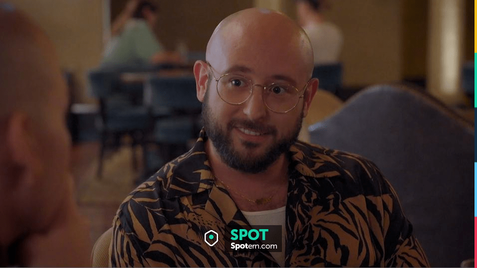 AllSaints Wildcat Shirt worn by David Silver as seen in Trixie Motel ...