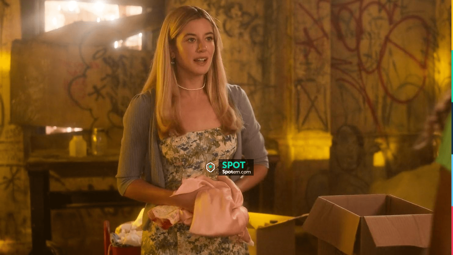 Reformation Noha Dress worn by Kelly Beasley (Mallory Bechtel) as seen in Pretty Little Liars ...