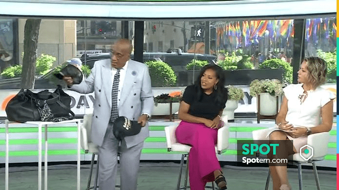 Zara Basic Collection Faux Leather Mini Skirt worn by Dylan Dreyer as seen in Today on June 27 ...