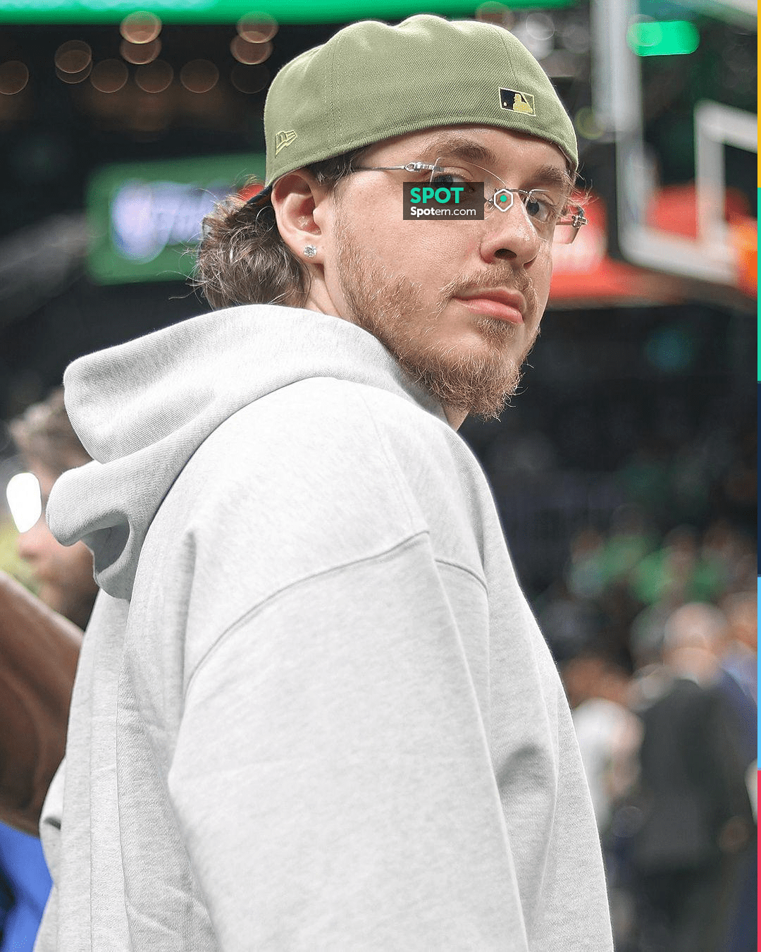 Cartier Silver Frameless Rectangle Glasses worn by Jack Harlow on the ...