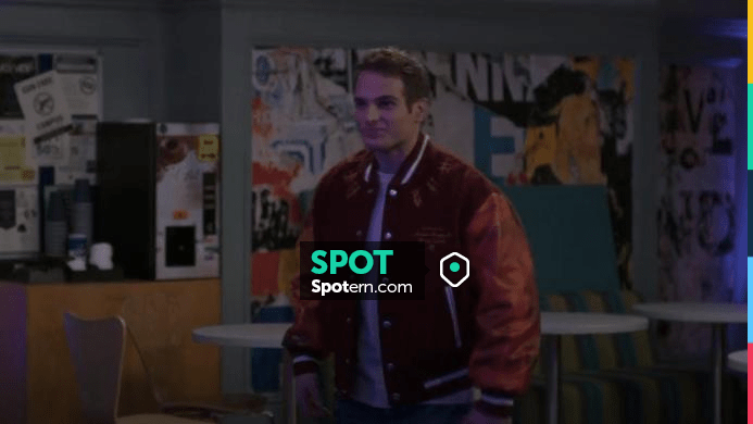 Givenchy Wool-blend varsity jacket worn by Brayden Weston (Gianni Paolo ...