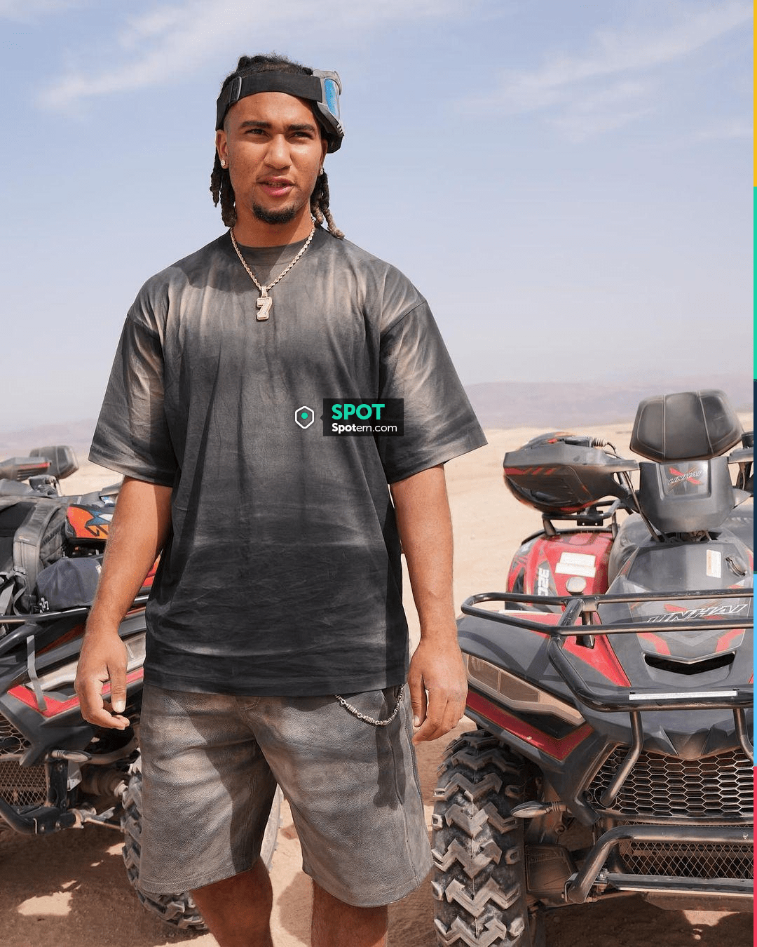 Balenciaga Black Care Label Print T-Shirt worn by CJ Stroud on the ...