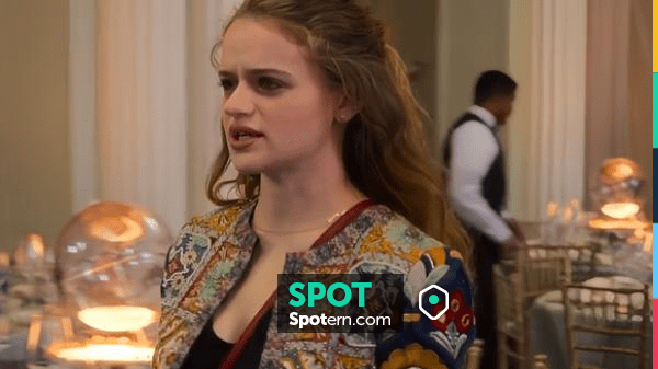 A Family Affair Outfits: Joey King is wearing Embroidered Jacket to ...