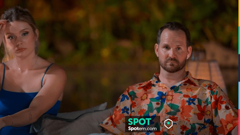 Shein Men Floral Print Shirt worn by Sean Patrick Bryan as seen in The ...