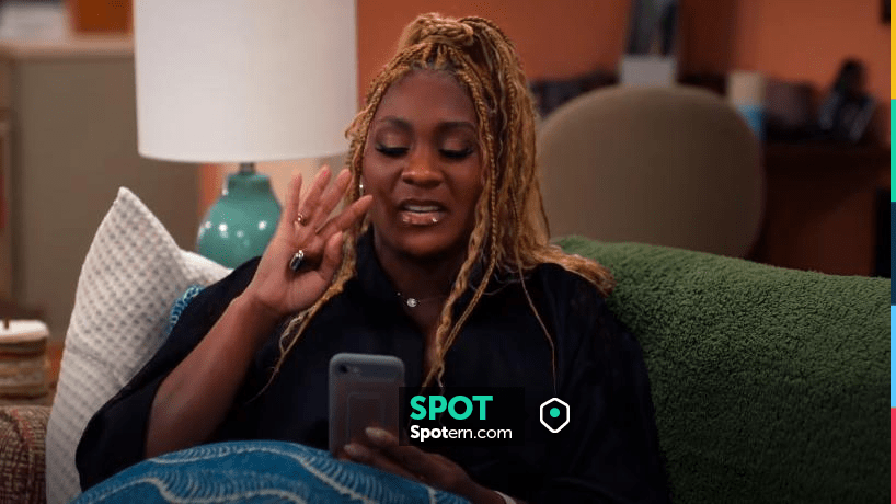 Victorias Secret Lace Inset Robe worn by Daniella 'Danni' King (Mignon Von) as seen in Tyler ...