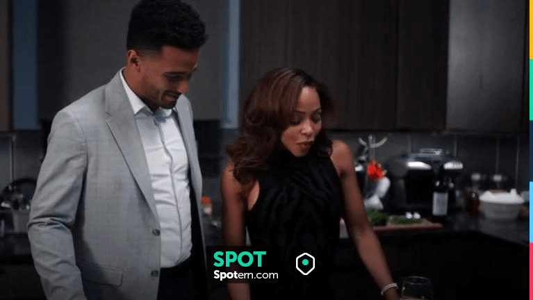 Naked Wardrobe Tiger Print Midi Body-Con Dress worn by Andrea 'Andi ...