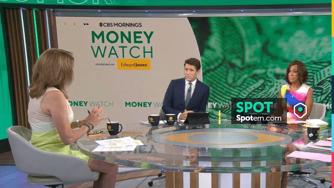 Ralph Lauren Purple Label Multi Color Dress worn by Gayle King as seen ...