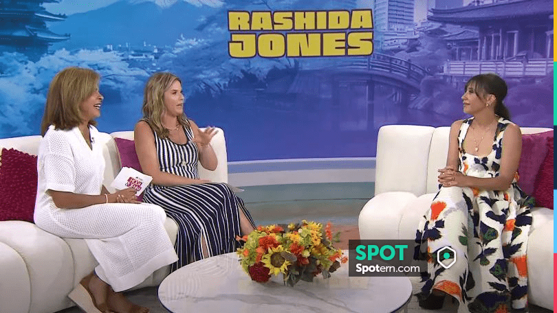 Jupe Kenza plissée à la main Julia Heuer portée par Rashida Jones ...