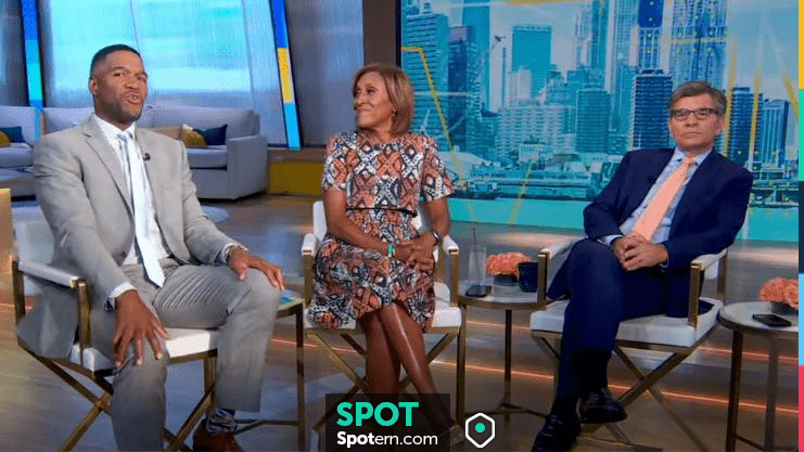 Bottega Veneta Stretch Mesh and Leather Pumps worn by Robin Roberts as ...