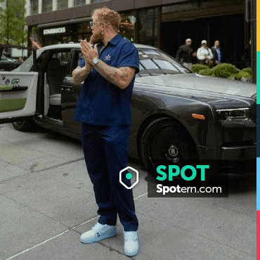 Prada Baltic Navy Blue Slim Pants worn by Jake Paul on the Instagram ...